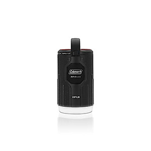 Coleman CBTL20 Portable Waterproof Bluetooth Speaker w/Campsite Lighting & Portable Charger