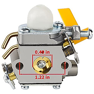 Ferilter CS26 Carburetor for Ryobi CS26 CS30 SS26 SS30 26cc Engine RY09050 RY09056 RY09053 RY28040 Weed Eater Trimmer Blower 308054043 308054077 Carburetor Replace for Homelite UT32650 UT32601A