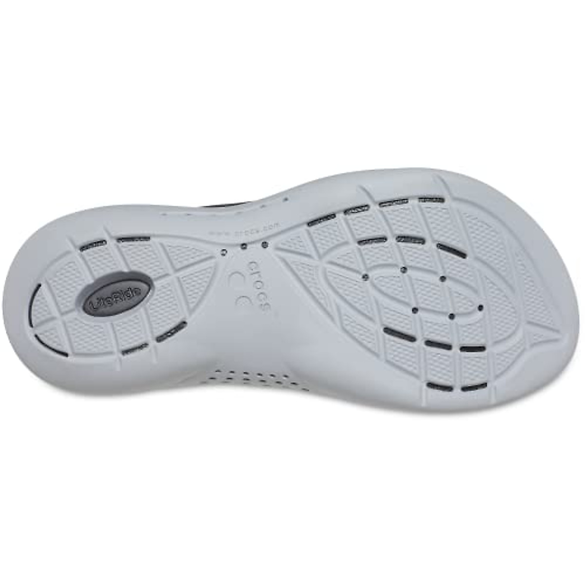 Crocs womens WomenÃ‚â€™s Literide 360 | for Women Sandal, Black/Light Grey, 5 US