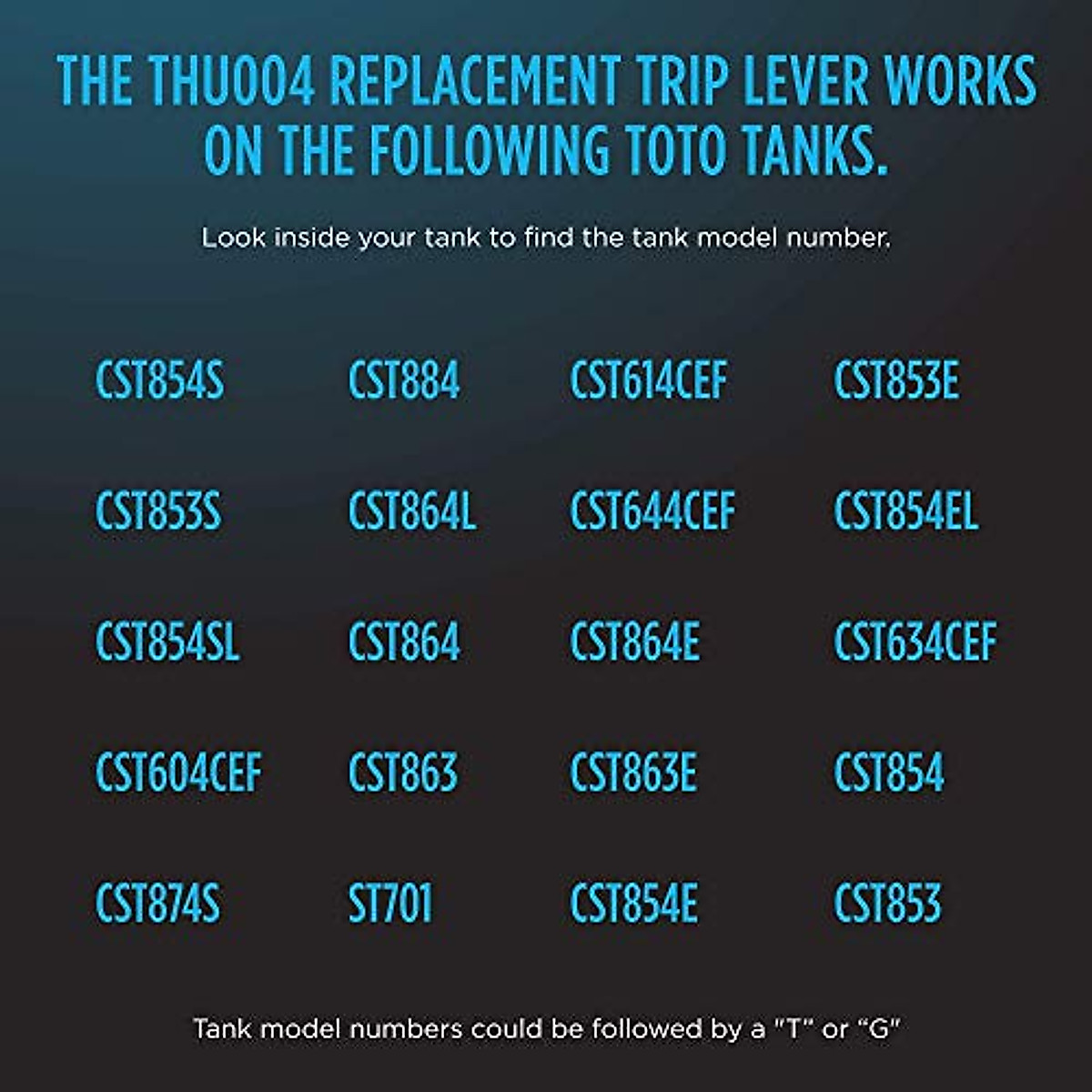 TOTOTHU004-CP Trip Lvr For St701Cst854884, Chrome,11.7 x 3.7 x 0.1 inches