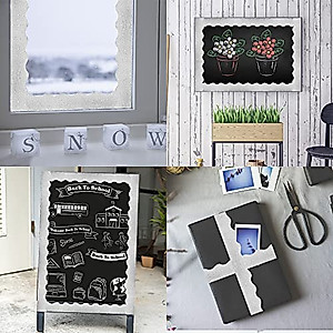 131Ft Silver Glitter Bulletin Board Borders Silver Scalloped Bulletin Board Trims Shiny Decorative Border Trims Sparkle Self-Adhesive Bulletin Stickers for Classroom School Home Office Blackboard Desk