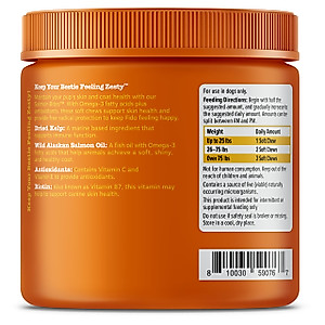 Zesty Paws Salmon Bites for Dogs - Omega 3 Fish Oil for Dogs Chews - Dog Allergy Relief Chews - Fish Oil for Dogs Joints - Itch Relief for Dogs - Dog Supplement for Arthritis - 90ct - Bacon Flavor