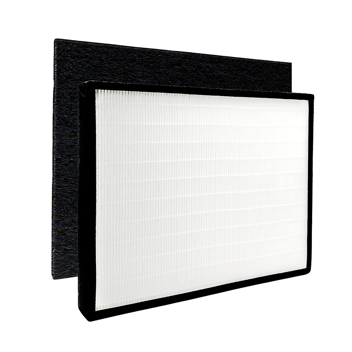 Nispira Replacement HEPA Filter Plus Activated Carbon Pre Filter Compatible with Rabbit Air Classic BioGS Models SPA-421A & SPA-582A, 1 Set