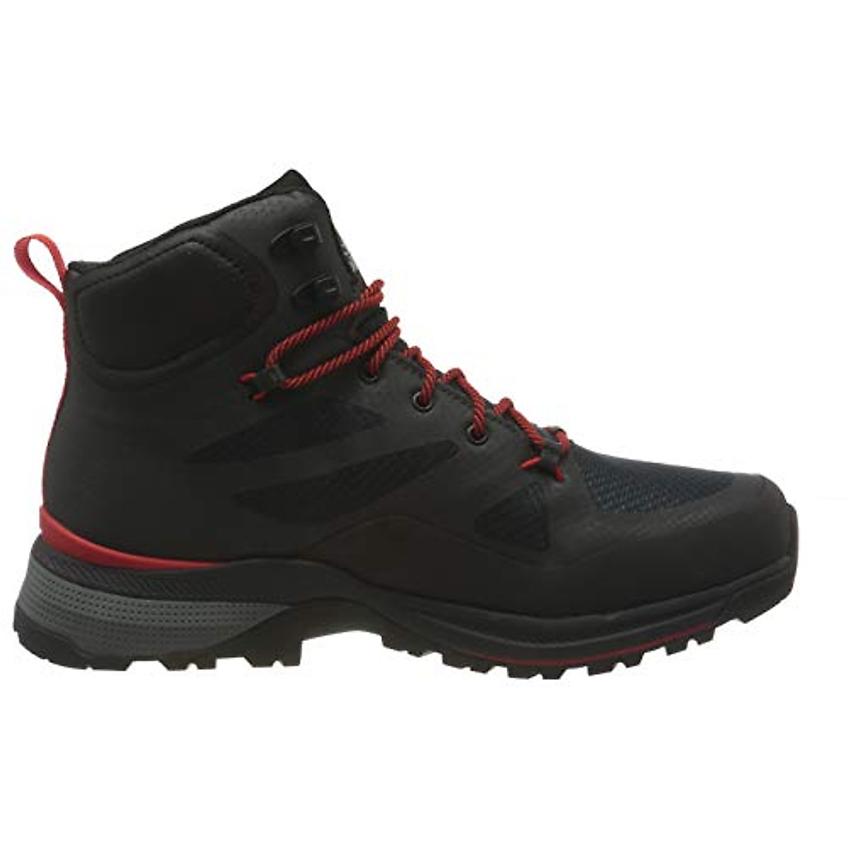 Jack Wolfskin Men's Force Striker Texapore Mid M Hiking Boot, Phantom/Red, 11.5