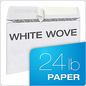 Adams 1099 Self Seal Double Window Security Tinted Envelopes, for 1099 Forms, 2-Up, Peel and Seal Closure, 5-5/8"" x 9"", 50 per Pack (TXA1099PS-2)