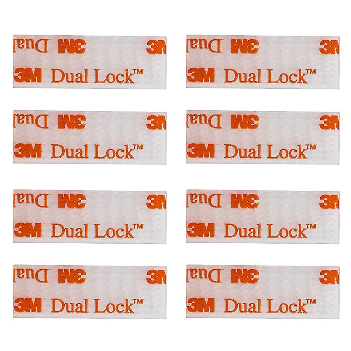 EZ Pass/IPass/IZoom Toll Tag Mounting Kit - 8 Pcs (4 Sets) Reclosable Fastener Dual Lock Tape Strips