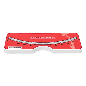 Scoliosis Testing Meter,Scoliosis Testing Meter, 0‑30° Testing Range Accurate Data Back Spine Diagnosis Meter Scoliosis Measuring Tool