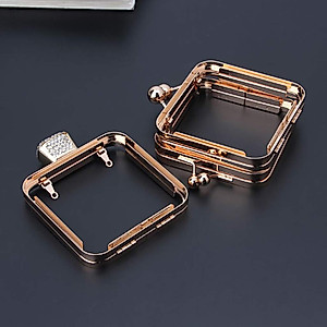 HELYZQ DIY Clear Dynamic Liquid Square Quicksand Bag Silicone Mold Resin Casting Craft