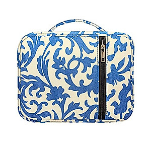 QTKJ Bible Covers for Women, Carrying Book Cover Case with Handle and Zippered Pocket Bible Cover for Mom Ladies Teens Girls (012)