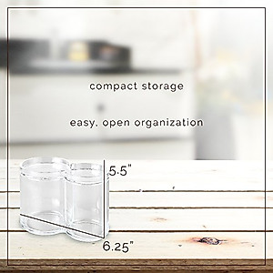 ARAD Acrylic Cotton Ball Holder, Storage Cotton Balls, Bathroom Storage, Makeup Organizer, Acrylic Container, Cotton Ball Organizer, Round Counter Organizer