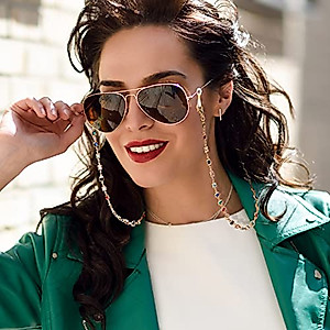 1 Pieces Eyeglass Chain Sunglasses Eyewear Strap Mask Chain Holder for Women Reading Glasses Chain Retainer