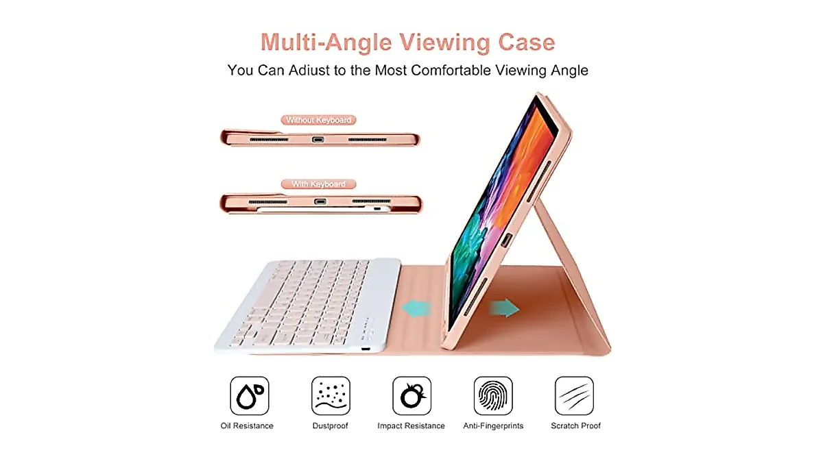 Keyboard Case for New iPad Pro 12.9 inch 2022-6th Generation / 2021-5th ...