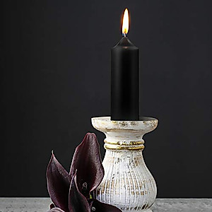 Upgraded MANFLY Low Temperature Candles Low Heat Romantic Candles Wax for Couples, Wedding, Home Decoration-Black