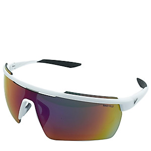 Nike Mens WINDSHIELD ELITE 20 Sunglasses (White/Black/Field Tint)