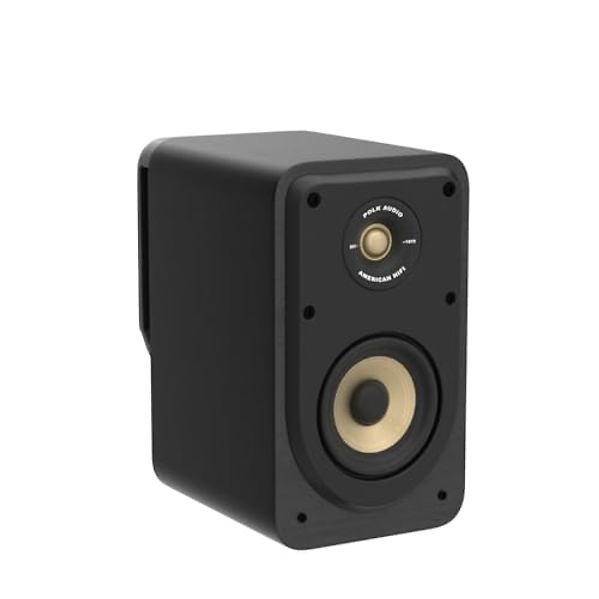 Polk Signature Elite ES15 Bookshelf Speaker - Hi-Res Audio Certified, Dolby Atmos & DTS:X Compatible, 1" Tweeter & 5.25" Woofer, Power Port Technology for Effortless Bass (Pair, Stunning Black)
