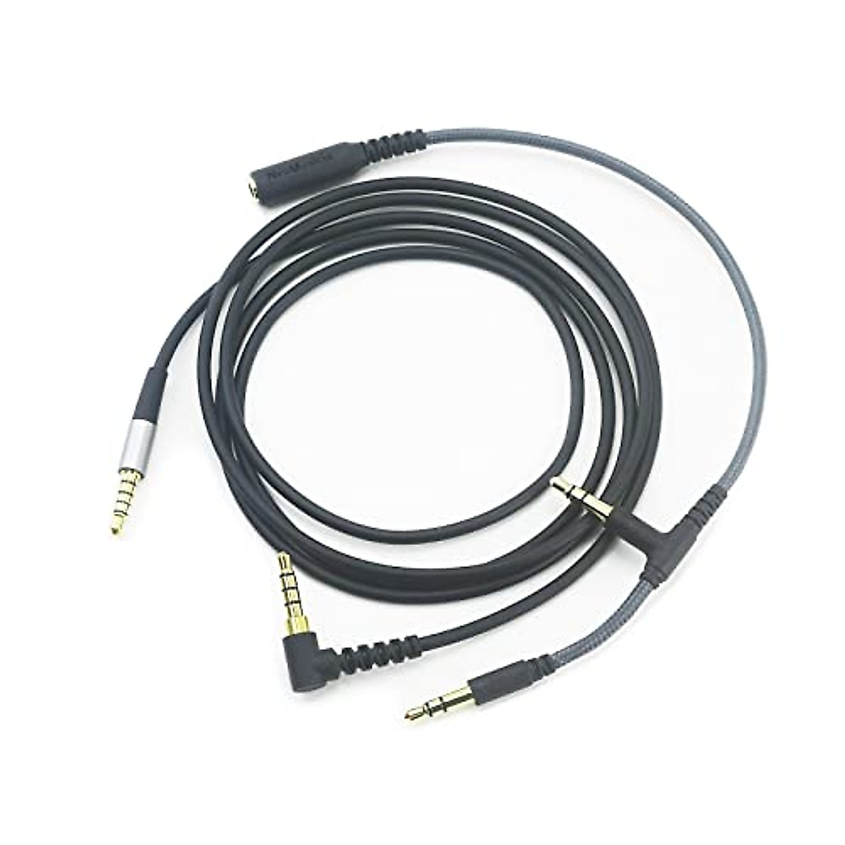 NewFantasia Replacement Audio Cable 3.5mm 5 Pole Male Compatible with SteelSeries Arctis Nova 1, Nova Pro, Nova 7, Nova 7X, Nova 1P, Nova 1X Gaming Headset 2meters/6.6feet