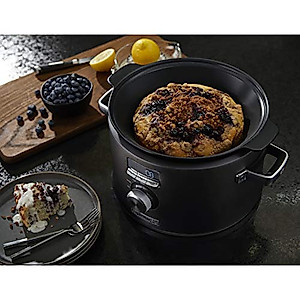 Calphalon Slow Cooker with Digital Timer and Programmable Controls, 5.3 Quarts, Stainless Steel