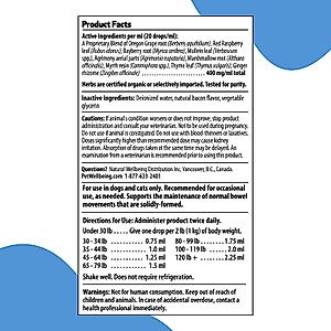 Pet Wellbeing BM Tone-Up Gold for Cats - Vet-Formulated - Diarrhea & Loose or Runny Stools - Natural Herbal Supplement 2 oz (59 ml)