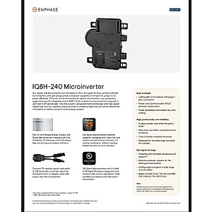 ENPHASE IQ8H Microinverter (MC4)