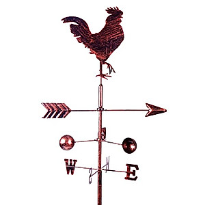 Metal Weather Vane for Garden Decor Farmhouse Decorative 67 in Rooster Ornament Wind Vane Weathervanes