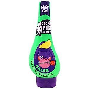 Moco de Gorila Galan Hair Styling Gel, Reactivatable with water, Long-lasting Hold, 3-Pack of 11.99 Oz Each, 3 Squeezable Bottles
