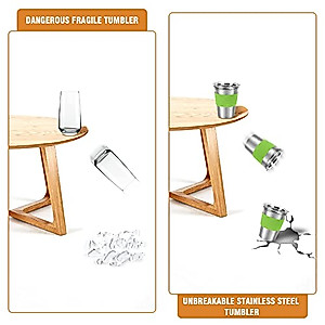 Yummy Sam Kids Stainless Steel Cups with Silicone Straws and Lids,Spill-proof Metal Tumblers for New year Dishwasher Safe,Toddler Cups with Heat-insulated Sleeves for Outdoors and Indoor.5 Pack 12oz