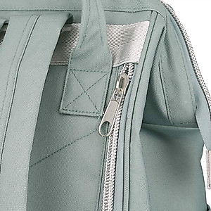 himawari Travel School Backpack with USB Charging Port 15.6 Inch Doctor Work Bag for Women&Men College Students(9003-Army Green03#)