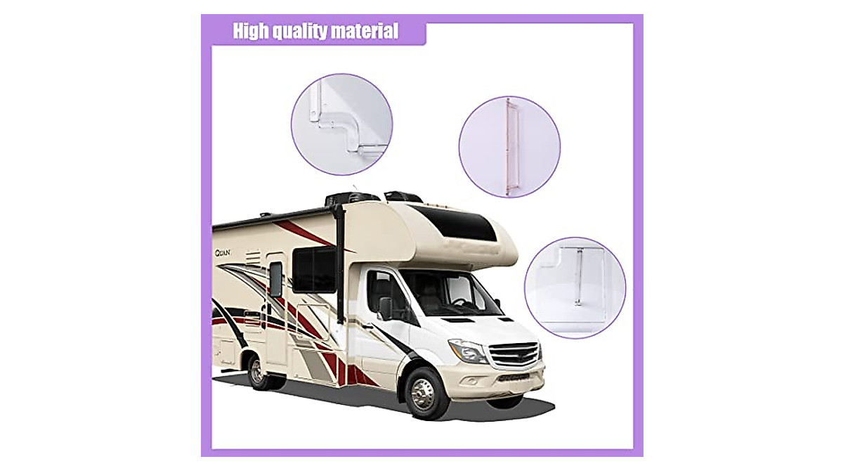 gtpartes RV Screen Door Slider Panel - Clear Plexiglass