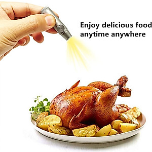 OMO Metal Ieak-proof Bottle (3nd Generation Upgrade Version) (Black high-capacity）(Silver small capacity) Portable Pepper Shaker (2 pack)