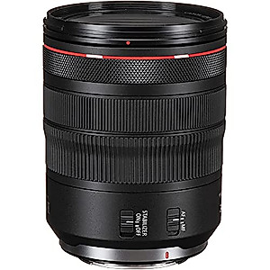 Camera Bundle for Canon EOS R with RF 24-105mm f/4 is USM Lens Mirrorless Camera + EF 75-300 is III, EF 50 1.8 STM, EF-EOS R Mount Adapter, V30 Microphone, LED Light, Extra Battery and Accessories