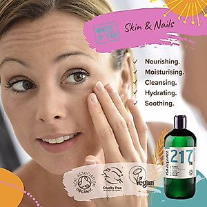 naissance Certified Organic Cold Pressed Castor Oil 16 fl oz - For Hair, Beard, Eyelashes, Eyebrows, Nails and Skin - Pure & Natural, Virgin, Unrefined, Vegan, Hexane-Free, Non GMO, Cruelty Free