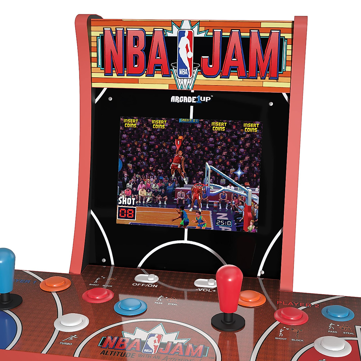 Arcade1Up NBA JAM 2 Player Countercade - Tabletop Arcade Machine - 3 Games in 1