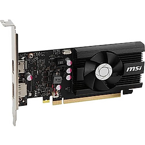 MSI Gaming GeForce GT 1030 4GB GDRR4 64-bit HDCP Support DirectX 12 DP/HDMI Single Fan OC Graphics Card (GT 1030 4GD4 LP OC)
