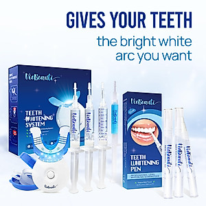 VieBeauti Teeth Whitening Pen (3 Pcs), 30+ Uses, Effective, Painless, No Sensitivity, Travel-Friendly, Easy to Use, Beautiful White Smile, Mint Flavor