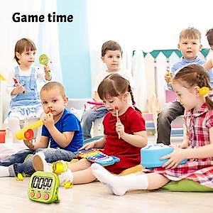 PLERISE Timers,Classroom Timer for Kids,Kitchen Timer for Cooking,Egg Timer,Magnetic Digital Timer for Teacher,Study,Exercise,Oven,Cook,Baking,Desk - 2 Pack, Blue