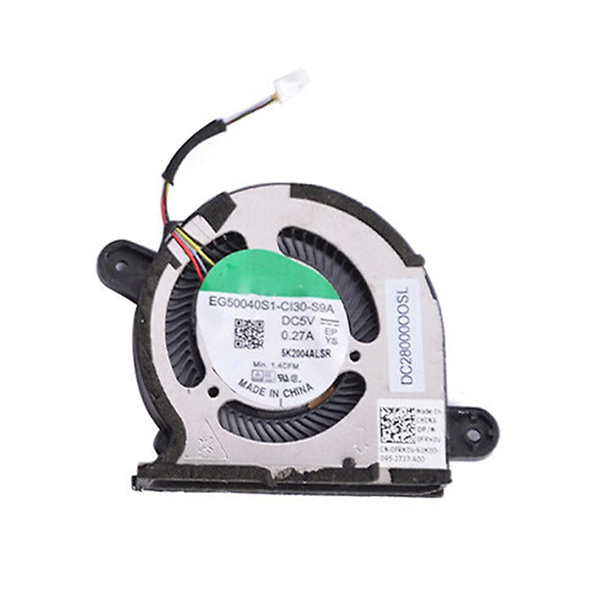 CPU GPU Cooling Fan for DELL XPS 2020 13 9300 9310 0WX28K 0FRK0V Laptops Replacement Cooler for Laptops,Repair Part Spare (GPU)