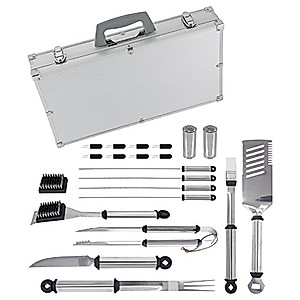 Mr. Bar-B-Q 02066x 02066Y Other Garden and Outdoor Equipment, Accessories, 19.500 x 11.500 x 3.250 inches, Aluminum