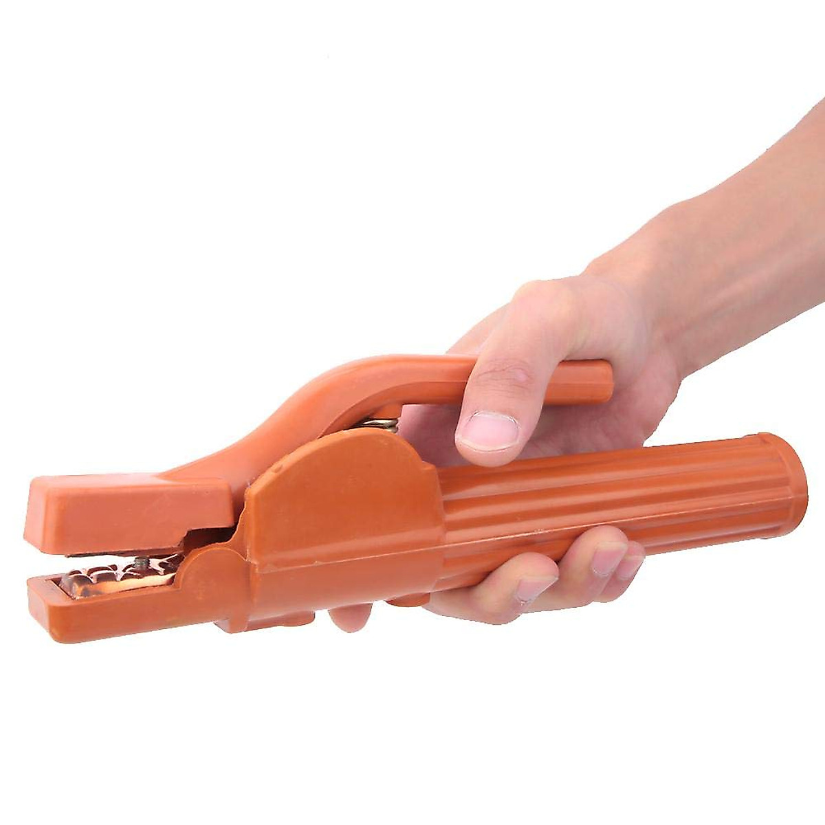 Welding Electrode Holder, Welding Electrode Holder High Temperature Retardant Heavy Duty Copper Welder Clamp Tool 800A