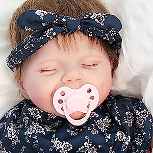 Silicone Lovedoll, 18 Inchs Look Real Silicon Baby Doll, Dolls That Look Real Girls, Best Birthday Gift for 3+ Girls,B