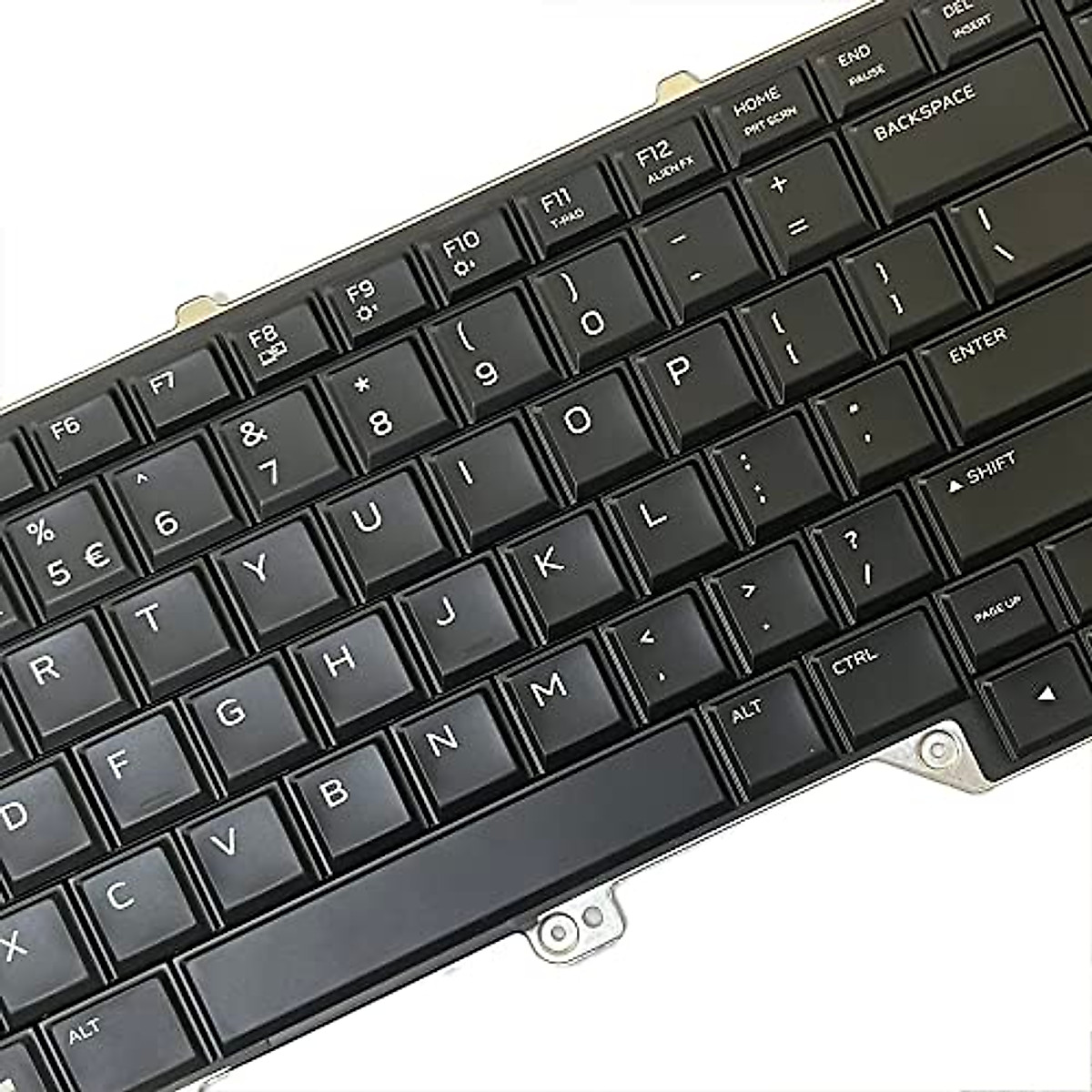 JINTAI Colorful US Backlight Backlit Keyboard Replacement for Dell Alienware M17 R5 Area-51m A51m 07FJHC