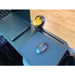 Couchmaster® nerdytray (Snack Tray/Storage) with clamp for CYBOT, CYCON, CYWORX by nerdytec