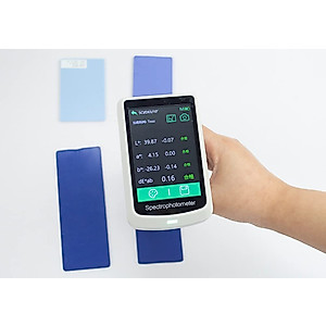 HFBTE Spectrophotometer Ultra-high Repeatability Accuracy Colorimeter Paint Coating Printing Textile Color Difference Test Instrument with Measuring Aperture Φ8mm Illumination Aperture Φ11mm D/8 SCI