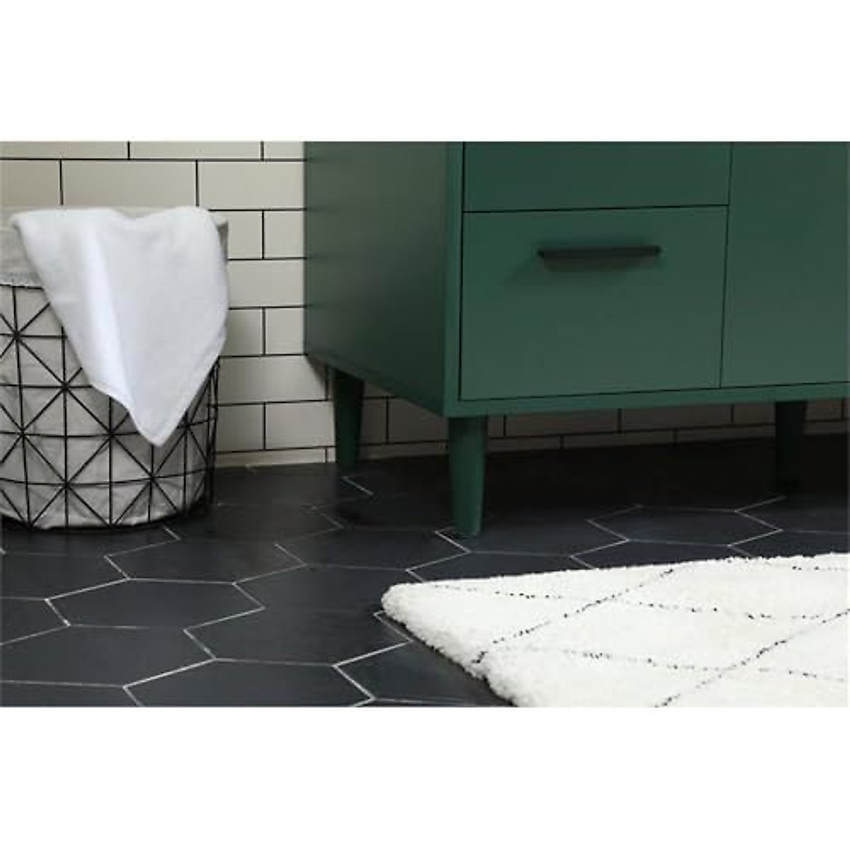 Elegant Kitchen and Bath 48 inch Bathroom Vanity Cabinet - Green