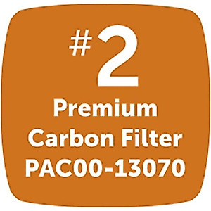 PetSafe Drinkwell Premium Carbon Replacement Filters, Dog and Cat Water Fountain Filters, Pack of 12 ,Black/White