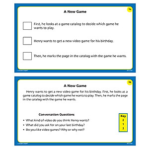 Super Duper Publications | Sequencing Events in Stories Fun Deck Flash Cards | Educational Learning Resource for Children