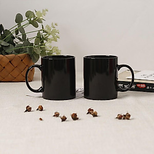 Middle Finger Coffee Mug Up Yours Mug Novelty Ceramic Middle Finger Coffee Cup Have a Nice Day Mug Funny 3D Finger Coffee mug for for Valentines Day Birthday Halloween Christmas and New Year(Black)