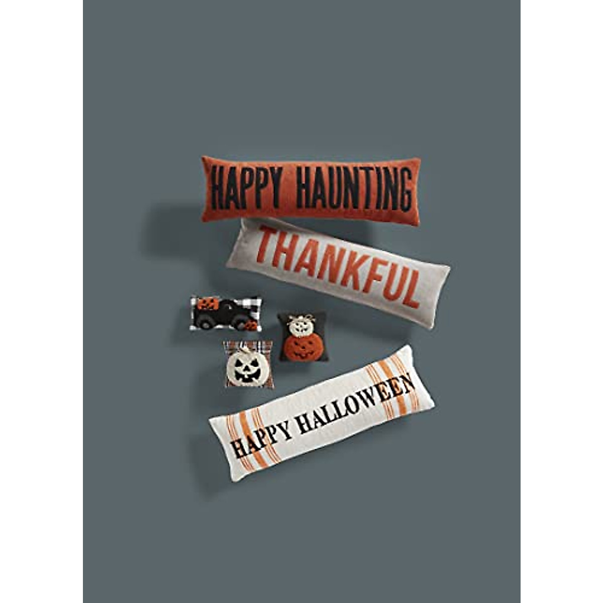 Mud Pie Halloween Mini Hook Pillow, 1 Count (Pack of 1), Truck