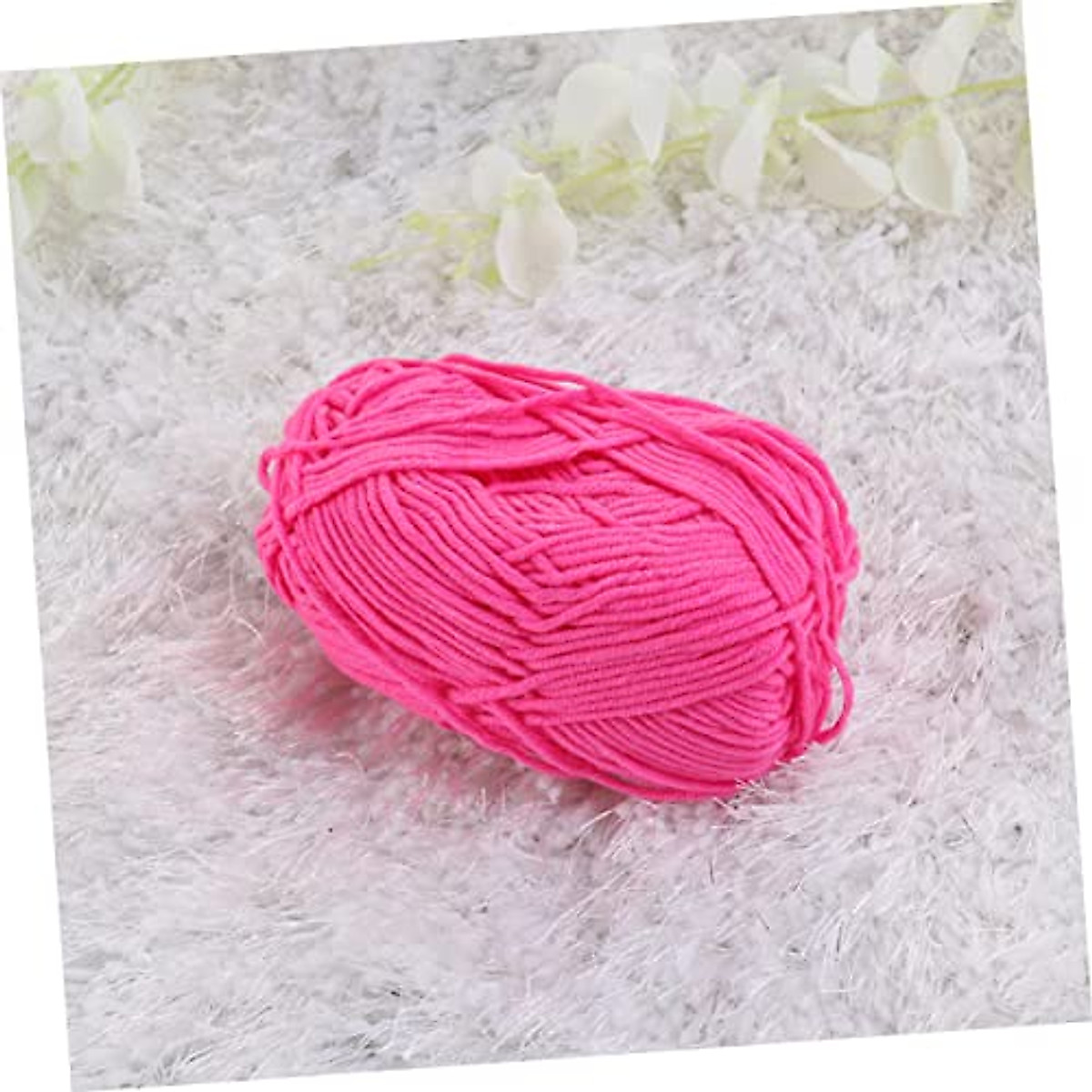 Thick Yarn for Knitting Soft Yarn for Crocheting Knitting Yarn Chunky Yarn Cotton Yarn Cotton Yarn for Crochet Knitting Accessories Roving Textured Yarn Sweater Cotton Ball