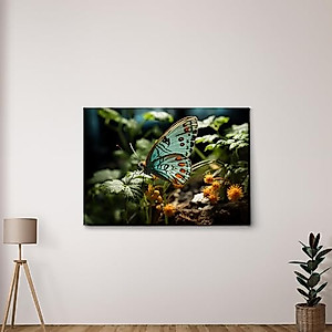 Abstract Painting Buy Canvas Wall Art, Butterfly Painting Art, Butterfly canvas, bedroom Butterfly wall art,Watercolor abstract Butterfly canvas painting