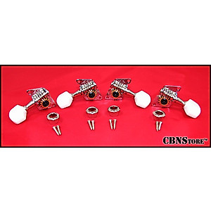 Cigar Box Guitar Parts: Shane Speal Signature Tuners for 4-string guitars - 2 left / 2 Right